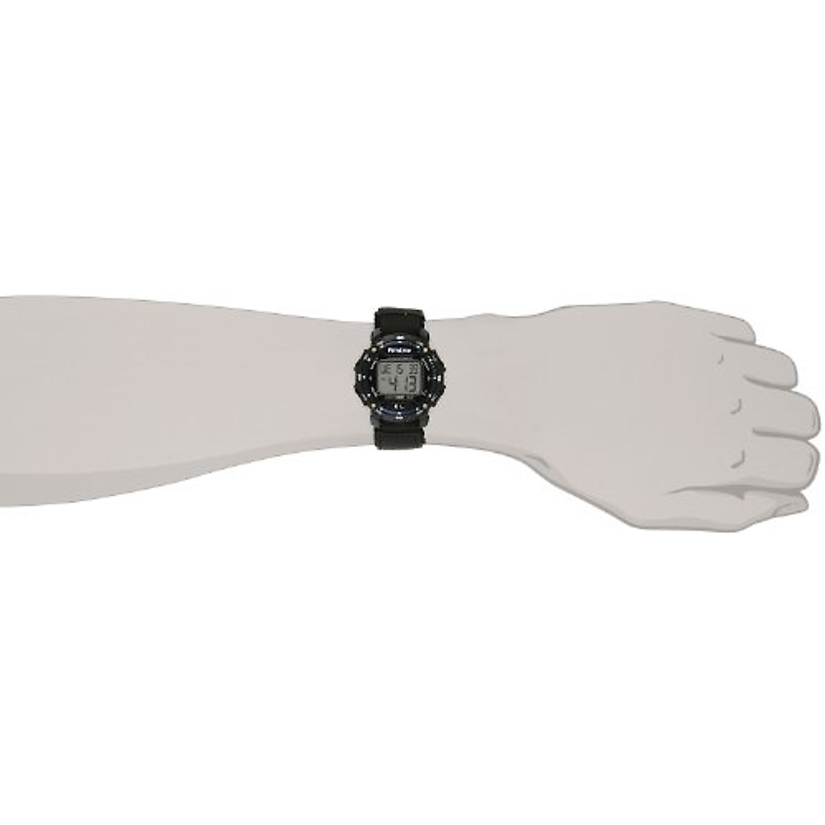 Armitron Sport Unisex 40/8291BLU Navy Blue Accented Digital Chronograph Black Nylon Strap Watch