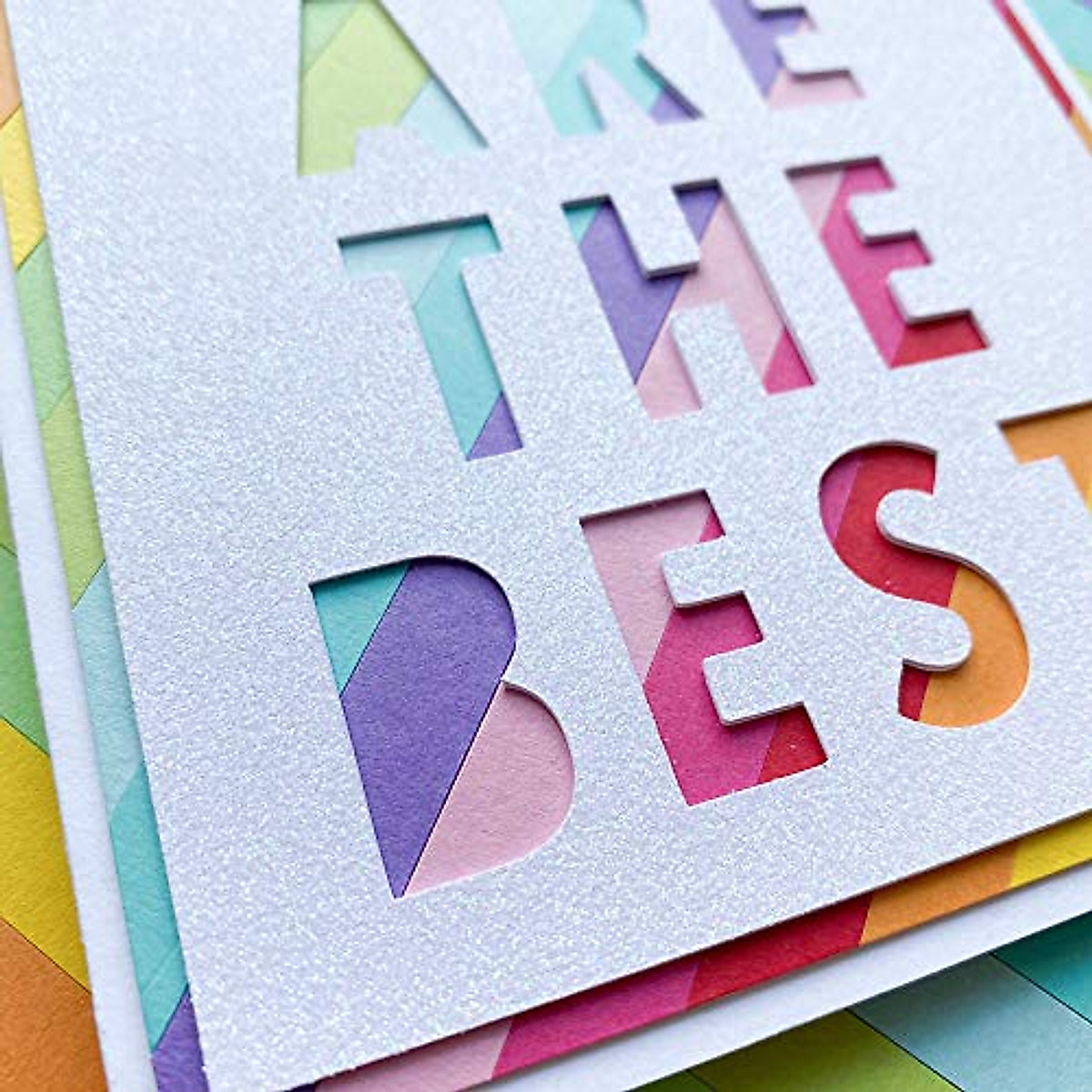 White Diamond Print Glitter Inkjet Premium Cardstock - 8.5 x 11 inch - 104lb / 280gsm Cover - 15 sheets from Cardstock Warehouse