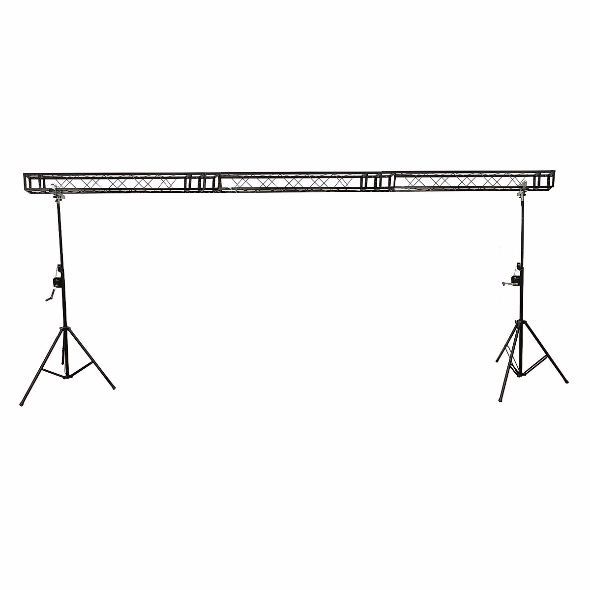 10 ft. Crank Up 15FT Width Box Truss Light Stand System – DJ Lighting Trussing Stage Mount PA