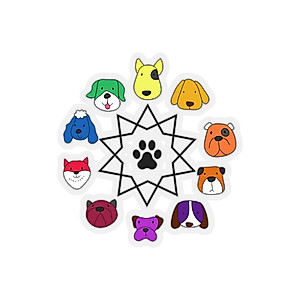 Teegarb Letter Blanket Sticker Decal Hilarious Dog Pet Lover Welsh Corgis Sarcasm Doggie Puppies Humorous Doggies Stickers for Laptop Car 4" × 4" / Transparent