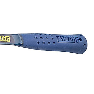 ESTWING Rock Pick - 14 oz Geology Hammer with Pointed Tip & Shock Reduction Grip - E3-14P