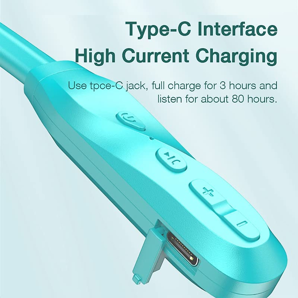 Nepartak 200-Hour Playtime Neckband Bluetooth Earphones, Hi-Fi Sound, Comfortable Fit, Perfect for Sports & Commuting