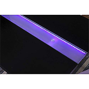 Bowery Hill 7-Piece Faux Leather Dining Set in Black Wood and White