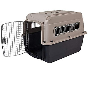 Petmate Ultra Vari Dog Kennel for Small to Medium Dogs (Durable, Heavy Duty Dog Travel Crate, Made with Recycled Materials, 28 in. Long) 25 to 30 lbs