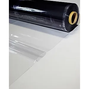 Clear Marine Vinyl 4 Gauge Boat Window Double Clear Polished 54 Inches Wide by 10 Yard Roll