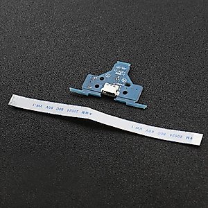 Create idea 2Set USB Charging Port Socket Board JDS-001 Compatible with PS4 V1 Wireless Controller with 14Pin Ribbon Cable
