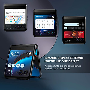 Motorola Razr 40 Ultra Dual-Sim 256GB ROM + 8GB RAM (GSM Only | No CDMA) Factory Unlocked 5G Smartphone (Black) - International Version