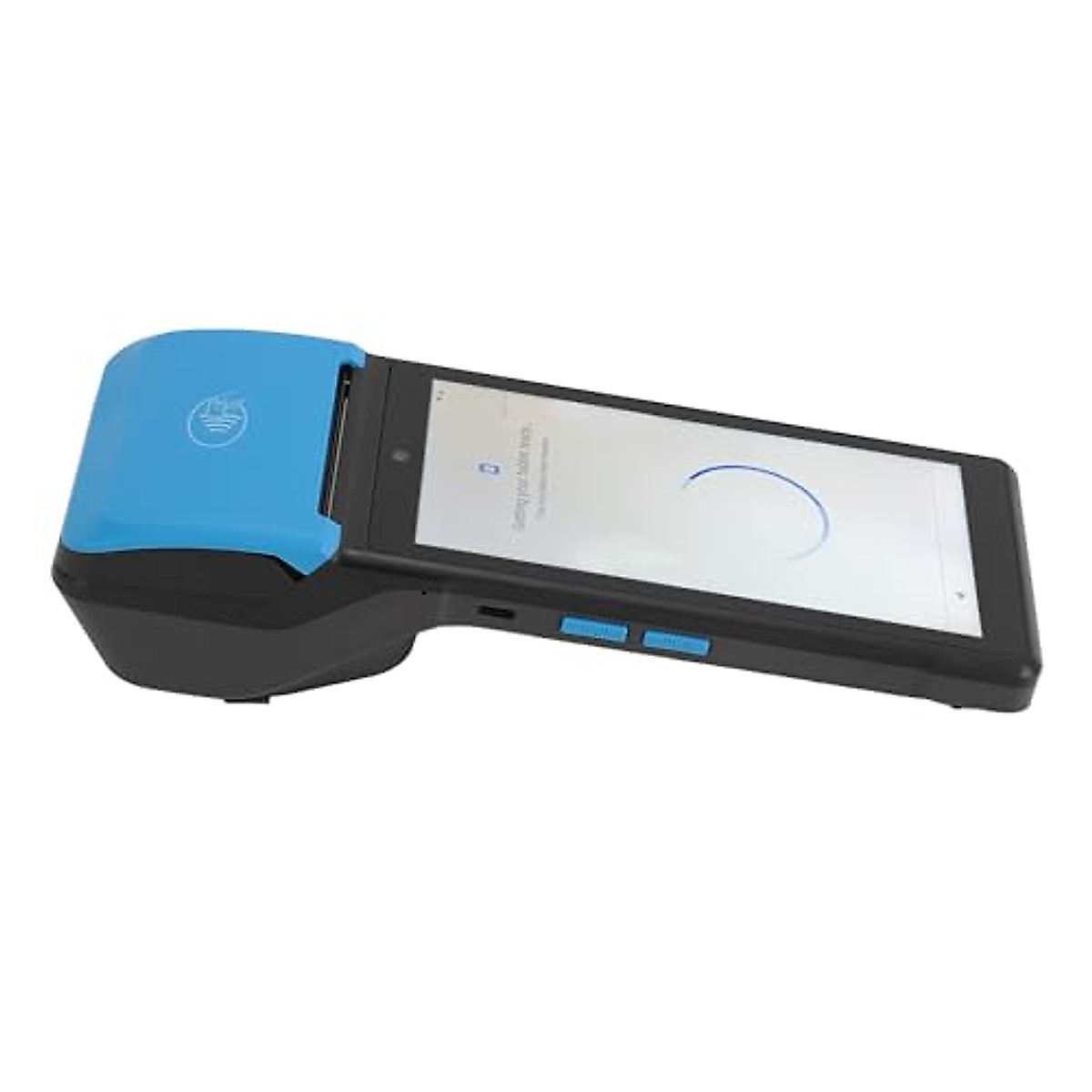 Thermal POS Receipt Printer, Professional POS PDA Receipt Printer 5.5 Inch Touch Screen 1080P for Restaurant for Grocery Store (Eurasia)