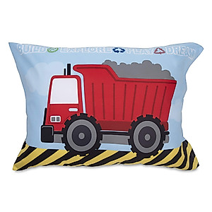 The Fun House Toddler 4pc Contruction Area Bed Set, Multicolor