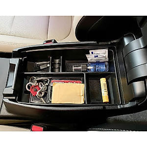 EVTIME Center Console Organizer Interior Storage Box Fits for Ford Escape 2020 2021 2022 2023 2024 and 2021 2022 2023 2024 Bronco Sport Accessories