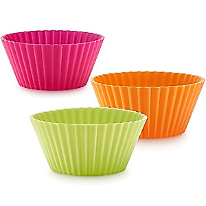 Lekue 12-Piece Muffin-Cup Set, Assorted