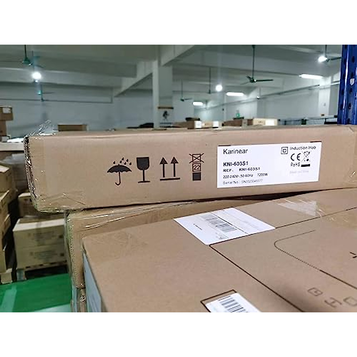 Karinear Induction Cooktop 4 Burners, 7400W 24'' Built-in Induction Stovetop with Flex Zone,Child Safety Lock, Timer, Boost, Slider Control Black Glass Electric Cooktop 220-240V Hard Wire