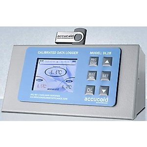 Summit Appliance DL2BKIT NIST Calibrated USB Digital Data Logger (DDL) with Large Display, Internal Memory, and Alarm in Standalone Kit Form for Aftermarket Installation