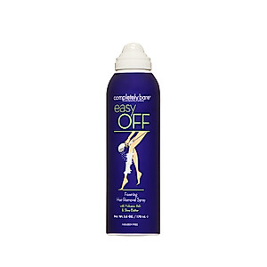 completely bare easy OFF Foaming Hair Removal Spray - Moisturizing Shea Butter & Aloe Vera