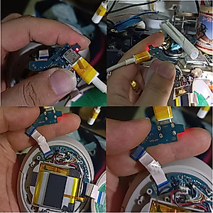 Funayama Flexible Flat Cable, Gold Plated 14Pin 0.5mm Pitch FFC FPC for Sony WH-1000XM3 WH-1000XM4 Headphones Charging Port Connectors(2PCS)