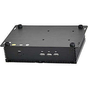 KINGDEL Fanless Industrial Mini PC with 11th Gen Core i7-1165G7 Processor 12MB Cache Up to 4.7GHz, 16GB DDR4 RAM, 1TB NVMe SSD, HD, 2xCOM, Full Metal Case, W-11 Pro
