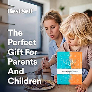 BestSelf Little Talk Deck - Kids Conversation Cards for Families with 50 Prompts