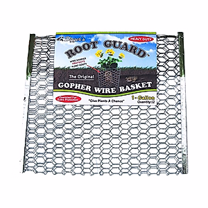 Digger’s 1-Gallon Heavy-Duty Wire Basket - Gopher Wire Basket for Perennials & Vegetables (12 Baskets)