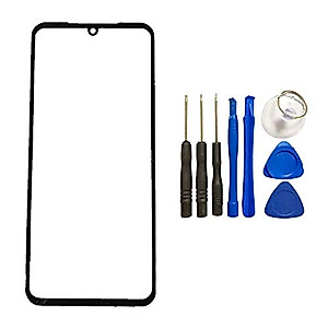 Touch Screen Front Glass Panel Replacement for LG V60 ThinQ 5G LMV600EA Front Outer Glass Lens
