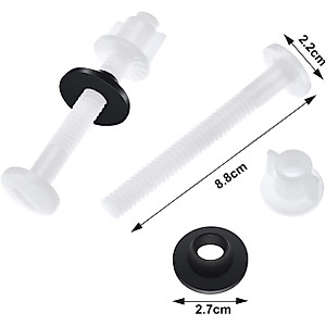 ToToT Set of 2pcs Water Tank Fixing Screw Toilet Split Water Tank Fixing Screw Accessories Fixed Connecting Screw of Sitting Water Tank