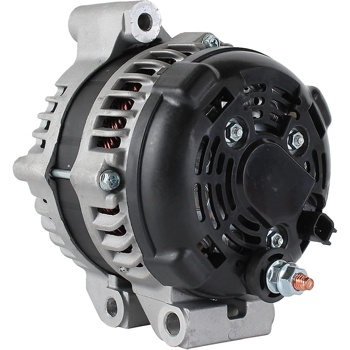 DISCOUNT STARTER & ALTERNATOR 11570N Alternator Compatible With/Replacement For Dodge Journey 3.6L 220cid 2011 2012 2013 2014 2015 2016 2017 2018 2019 04801624AD, 4801624AD, 68272108AA, 68272108AB