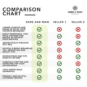 Multi-Purpose Travel Mug and Tumbler | Fruit Infused Flask | Hot & Cold Double Wall Stainless Steel Thermos | EXTRA LONG INFUSER | by Here & Now Supply Co. (Gentle Lilac)