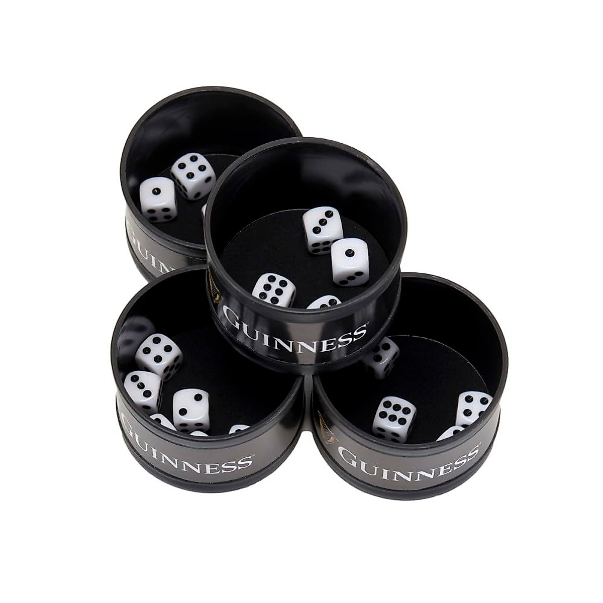 Front Porch Classics | Guinness Pub Games Series Liar's Dice, Traditional Pub Dice Game Officially Licensed by The Makers of Guinness Stout Beer