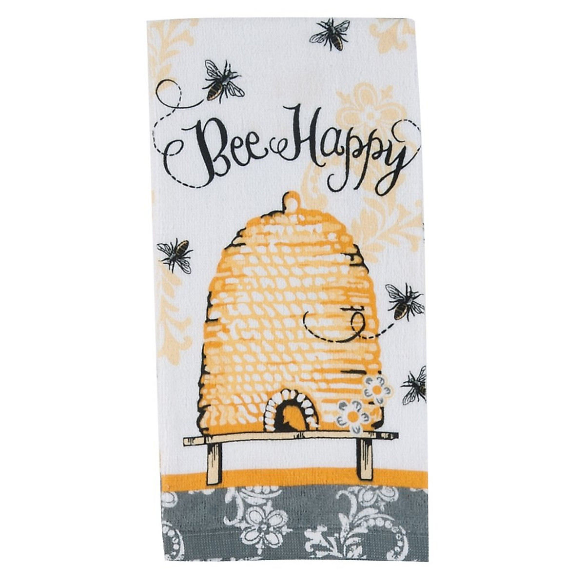 Kay Dee Designs Cotton Terry Towel, 16 by 26-Inch, Queen Bee