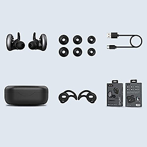 #74E9WA Bluetooth Earphones Wireless in Ear Earphones Waterproof Sports Running Electric Display Bluetooth Earphones