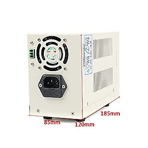 GIXAA DC Power Supply Variable Series Digital Programmable Laboratory DC Switching Power Supply RS232 Port 30V 10A 5A 1000V 0.5A 400V 2.5A 120V 600V 1A 3A with LCD Display (Power : 1000V 0.5A)