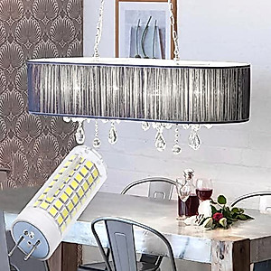 YDJoo G8/GY8.6 LED Bulb 10W Ceramic LED Light Bulbs Dimmable Corn Bulbs 80W Halogen Equivalent Cool White 6500K G8/GY8.6 Bi-pin Base AC120V for Under Cabinet Counter Ceiling Fan Light, 2 Pack