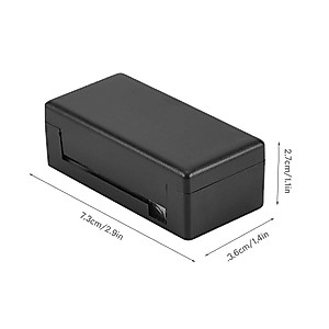 Protective Shell Enclosure Box Case for Raspberry Pi Zero, Plastic Housing Cover(Black)