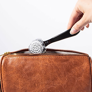 Facial Brush, Raploy 3 Pack Manual Exfoliating Face Brush Facial Cleansing Brush Face Brush Face Scrubber and Face Brush Cleanser Acrylic Handle for Massage Cleansing (Black,Clear,Purple)