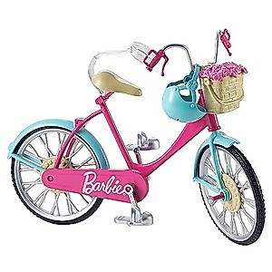 Barbie Bicycle with Basket of Flowers
