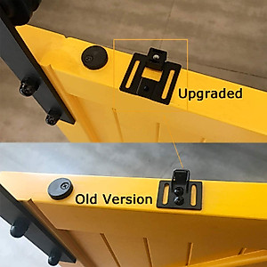 2PCS Barn Door Soft Close Mechanism Spring Buffer Damper Upgraded Hole-Free Version Sliding Barn Door Hardware for Door Weight 70-160 Pounds Adjustable Door Stoppers, Actuator Spacers Included