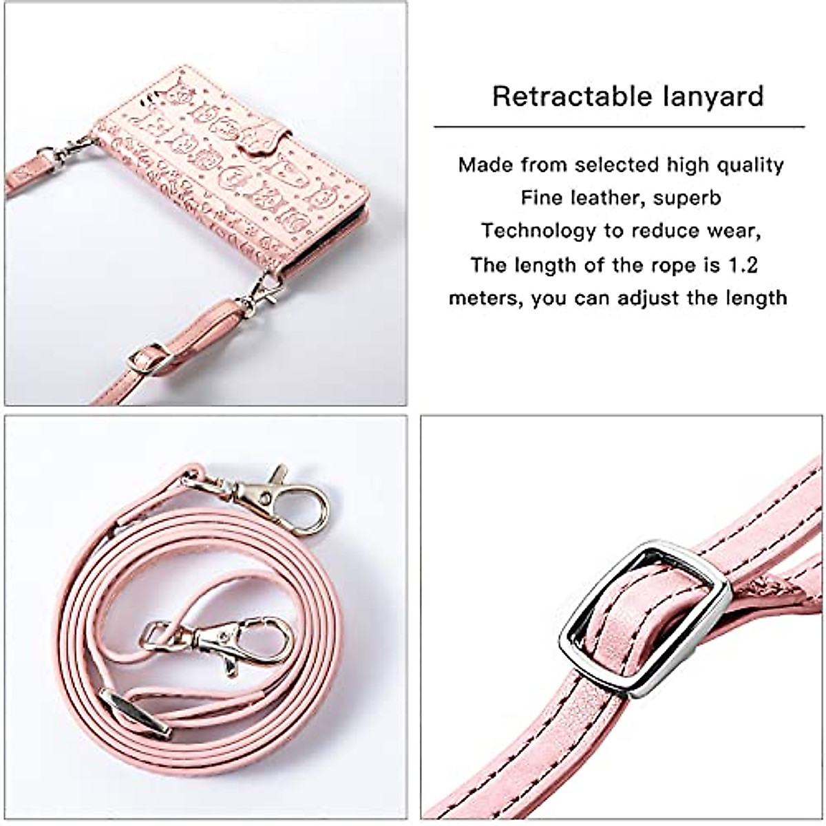 HUANGTAOLI Crossbody Shoulder Strap Flip Case for Samsung Galaxy S9 Plus, Magnetic Closure Kickstand Flip Phone Case for Samsung Galaxy S9 Plus