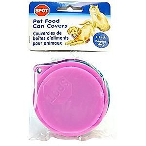 SPOT Ethical 3-1/2-Inch Pet Food Can Covers, 3-Pack