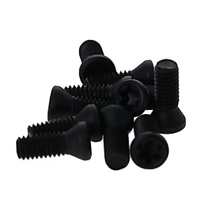 Utoolmart M3.5 x 10mm 12.9 Carbon Steel Torx Head Socket Head Cap Screws Bolt Black 10Pcs
