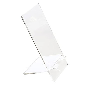CoolaBoola Acrylic Laptop Stand – Acrylic Laptop Riser with Bonus Acrylic Phone Holder – Portable Clear Computer Stand for Desk, Office, Home – Laptop Stand with Ventilation for up to 16-inch Laptop