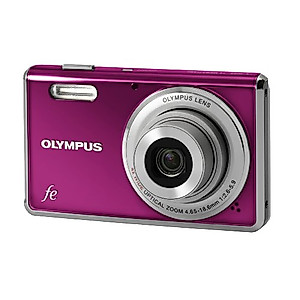 Olympus FE-4000 12MP Digital Camera with 4x Wide Angle Optical Zoom and 2.7 inch LCD (Magenta)