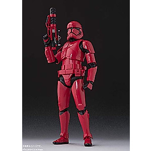 BANDAI SPIRITS S.H.Figuarts Star Wars Sith Trooper (Star Wars: The Rise of Skywalker) 6in. PVC & ABS Painted Action Figure