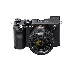 Sony Alpha 7C Full-Frame Compact Mirrorless Camera Kit - Black (ILCE7CL/B)