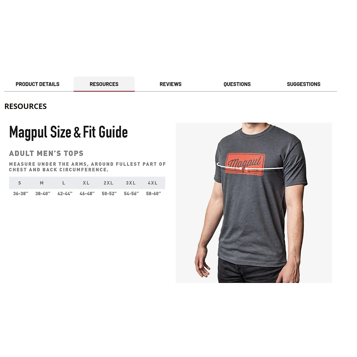Magpul Cotton Crew Neck Short Sleeve T-Shirt for Men, Independence Icon Athletic Heather, 3X-Large