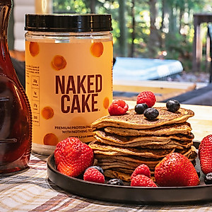 Naked Cake - High Protein Pancake & Waffle Mix, 22G Protein Per Serving, Gluten Free, Non-Gmo, No Soy, No Artificial Sweeteners, Flavors Or Colors - 1.2 Lb (Buttermilk)