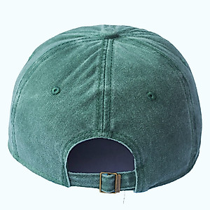 Women Wildflower Hat - Garden Baseball Hat ，Embroidered Floral Green Baseball Hat,Green