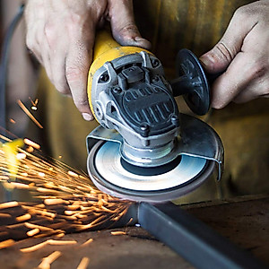 LotFancy Flap Discs 4 1/2 for Angle Grinder, 20PCS, Type 29, High Density Jumbo Sanding Disc Grinding Wheels, 40 60 80 120 Grit, Premium Zirconia Abrasive, 4.5" x 7/8"