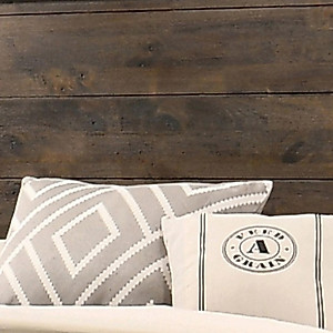 Benjara BM302765 Low Platform Frio 2-Drawers California King Size Storage Bed Rustic Brown & Black