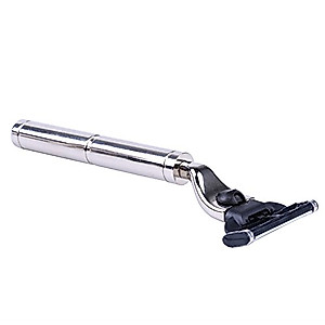 Stainless Steel Shaving Set for Men - Bowl, Brush, and Stand by Science Purchase