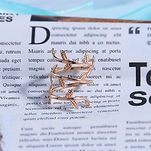 Helen de Lete Flower Vine S925 Sterling Silver Adjustable Ring