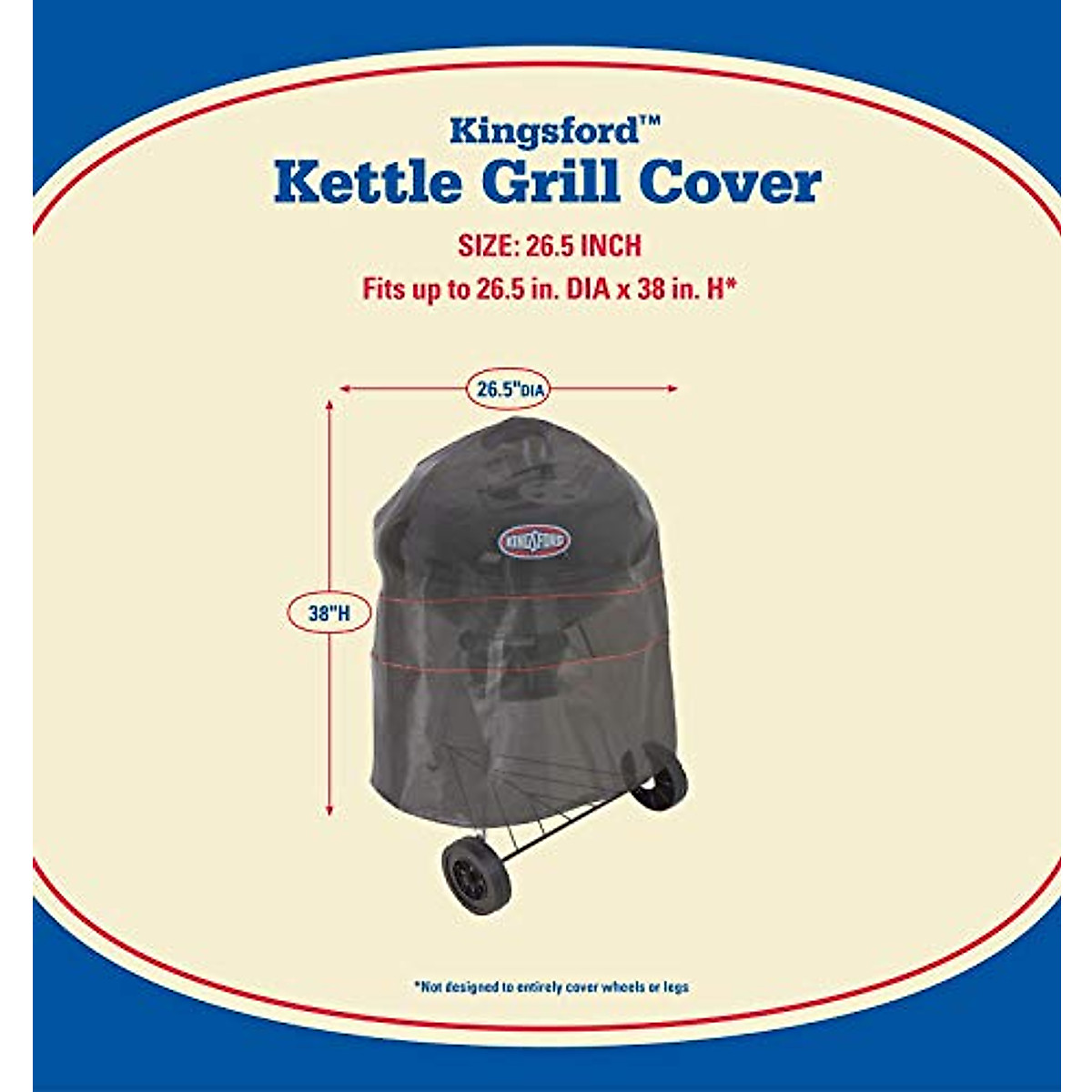 Kingsford Black Kettle Charcoal Grill Cover